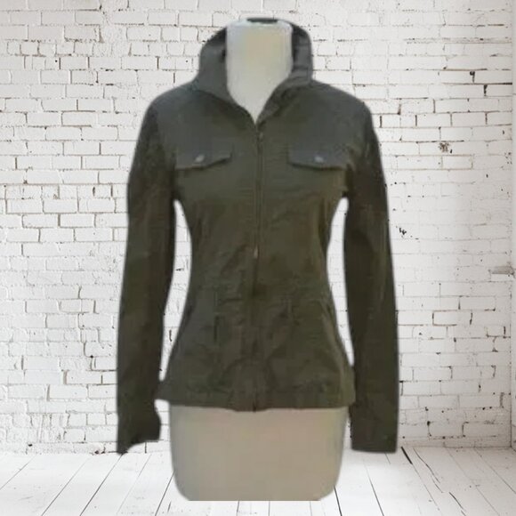 Love Tree | Jackets & Coats | Vintage Love Tree Coat Lace Trim Olive ...